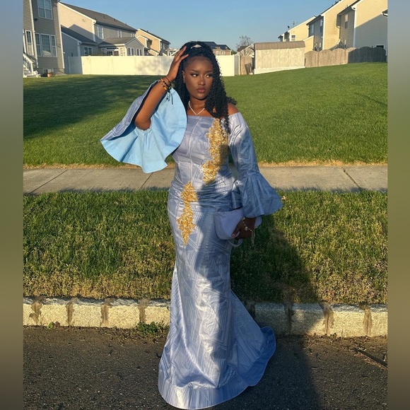 Hijabs | Custom West African Bazin Dress Eidwest African Weddingscelebration | Poshmark